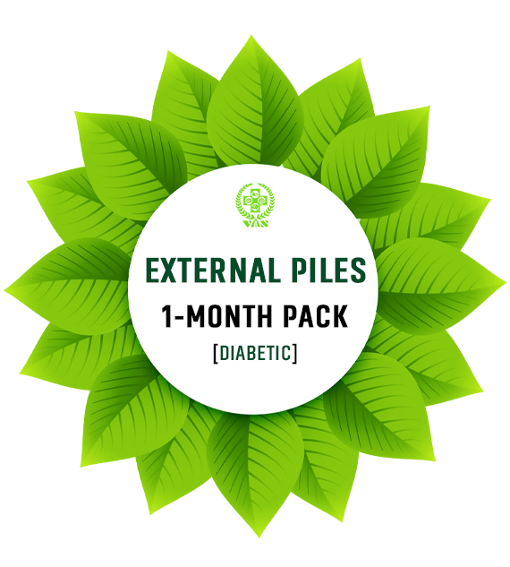 | External Piles 1 month pack for Diabetic Patients